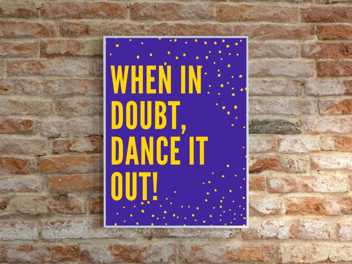 When in doubt | Wall Art | Museum Quality Print